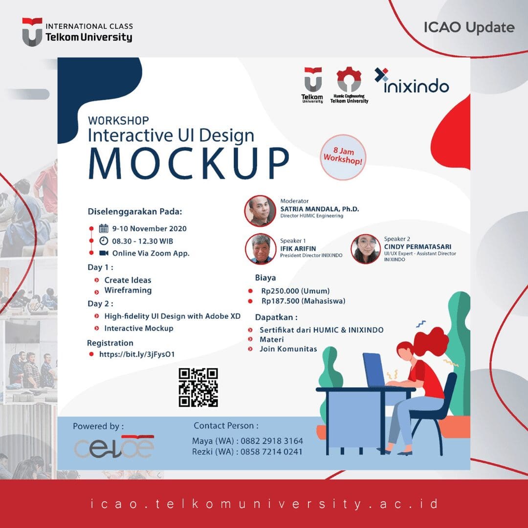 Workshop Interactive UI Design MOCKUP - International Class Academic Office