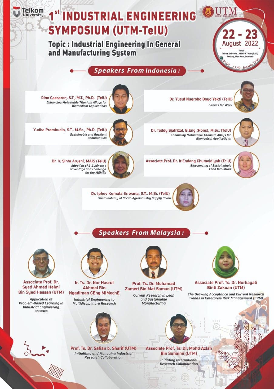 1st Industrial Engineering Symposium - International Class Academic Office
